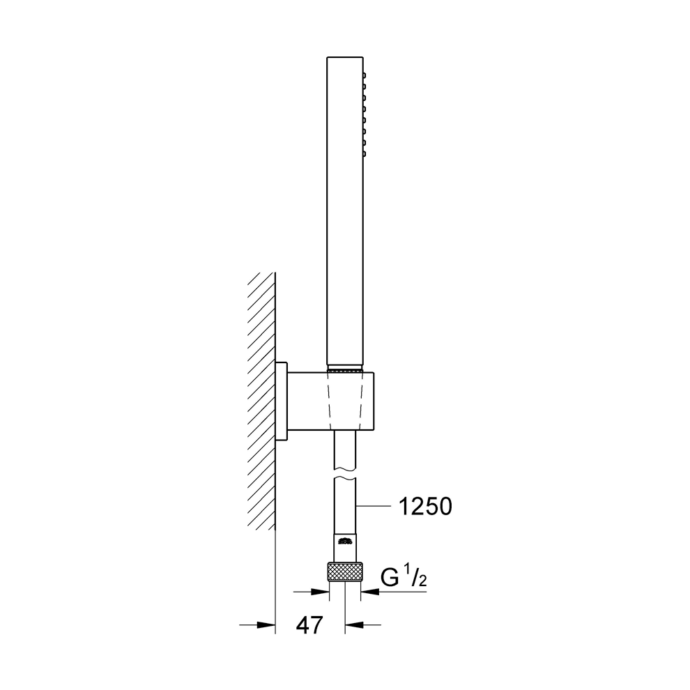Grohe Euphoria Cube Stick Krom El Duşu Seti – Banyotrendy